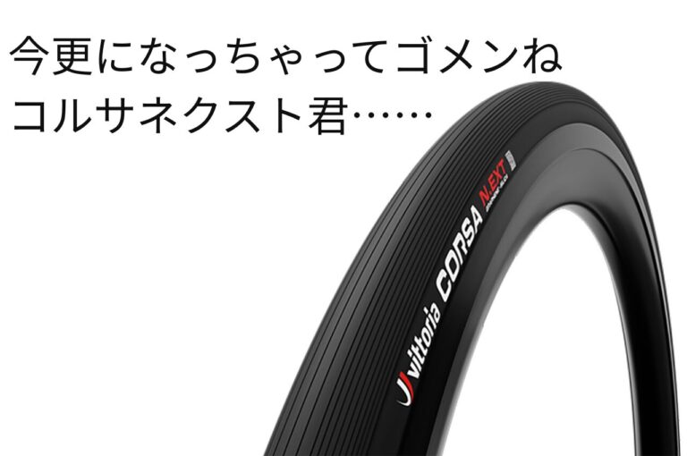 Vittoria CORSA N.EXT（コルサネクスト）クリンチャー 26cのインプレ